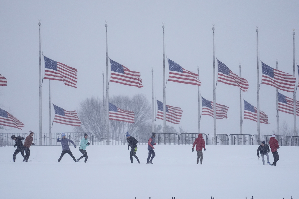 Red states order flags raised for Trump inaugural - Pluribus News